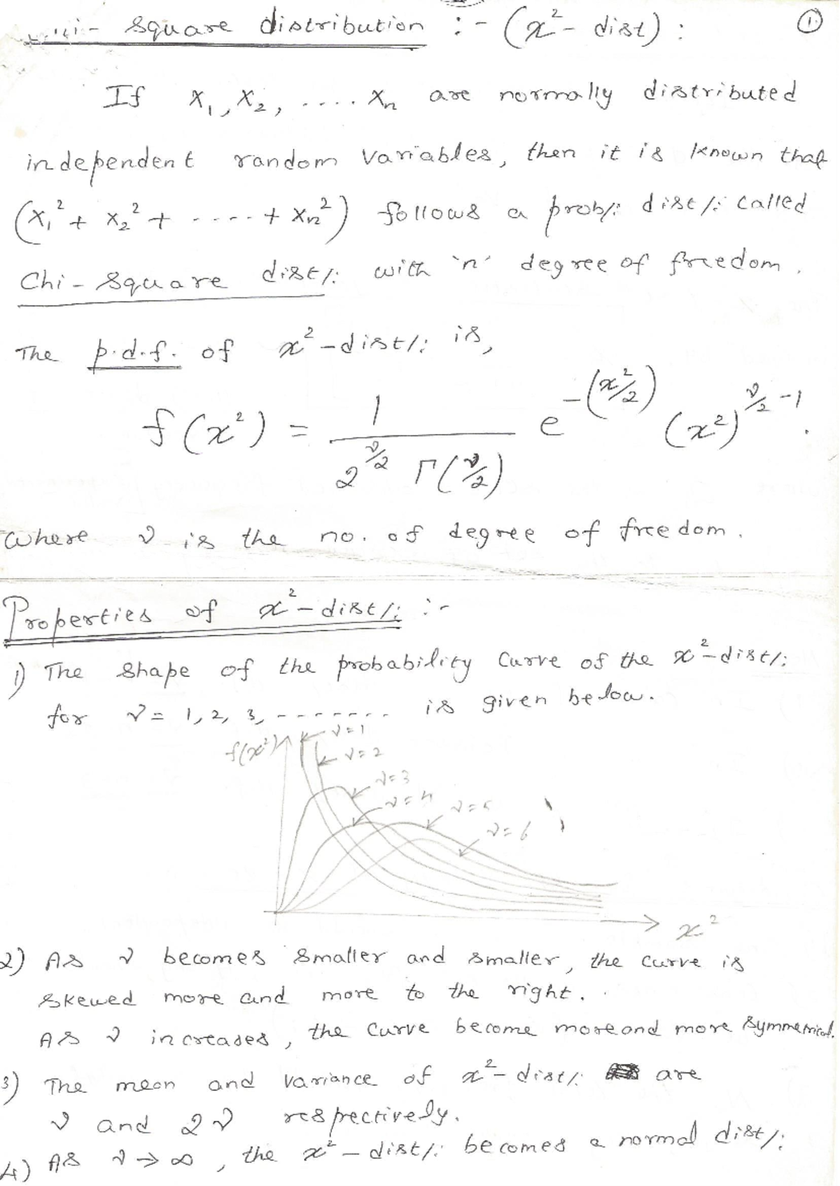 Chi-Square test - full notes - Discrete Mathematics - Studocu
