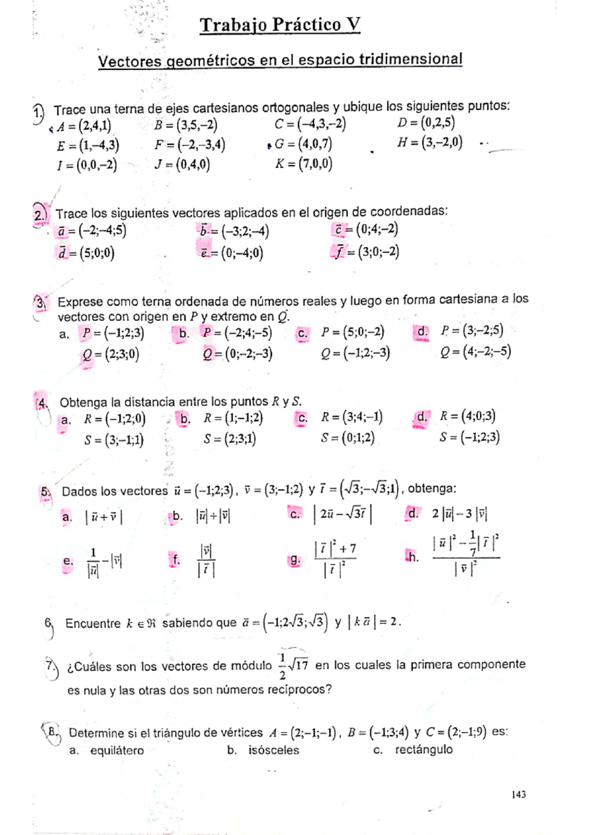 Actividad Vectores EN R3 - Matemática I - Studocu