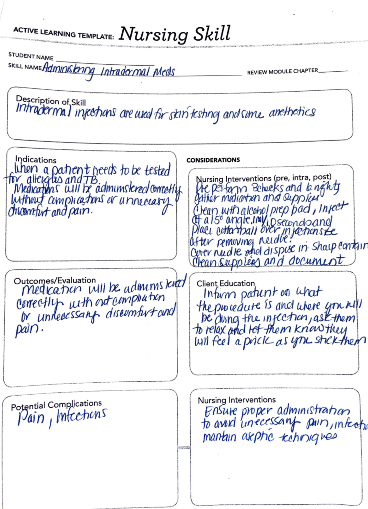 Nursing skill - Summary Patient Centered Care Adult (MedSurg) - STUDENT ...