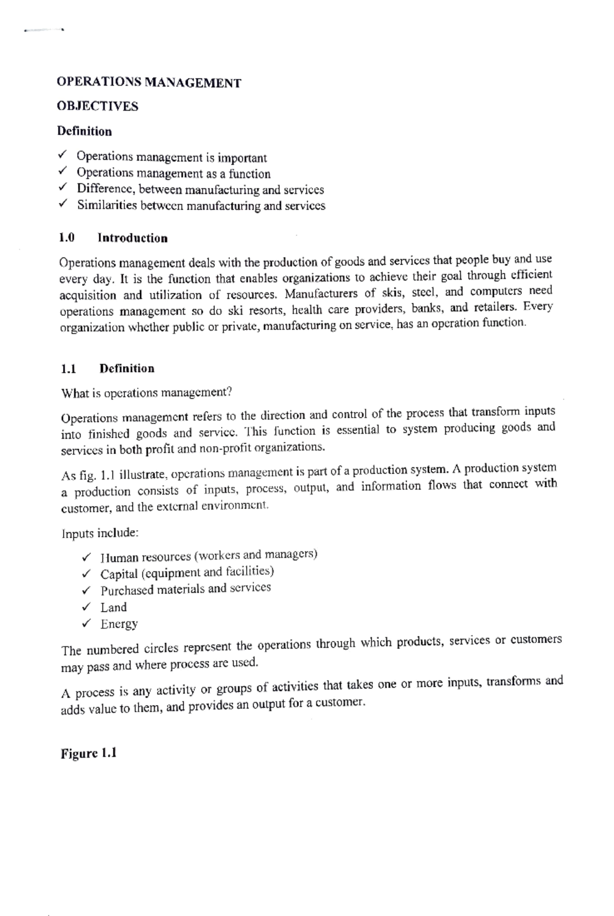 Operation management - It is the function that enables organizations to achieve their goal ...