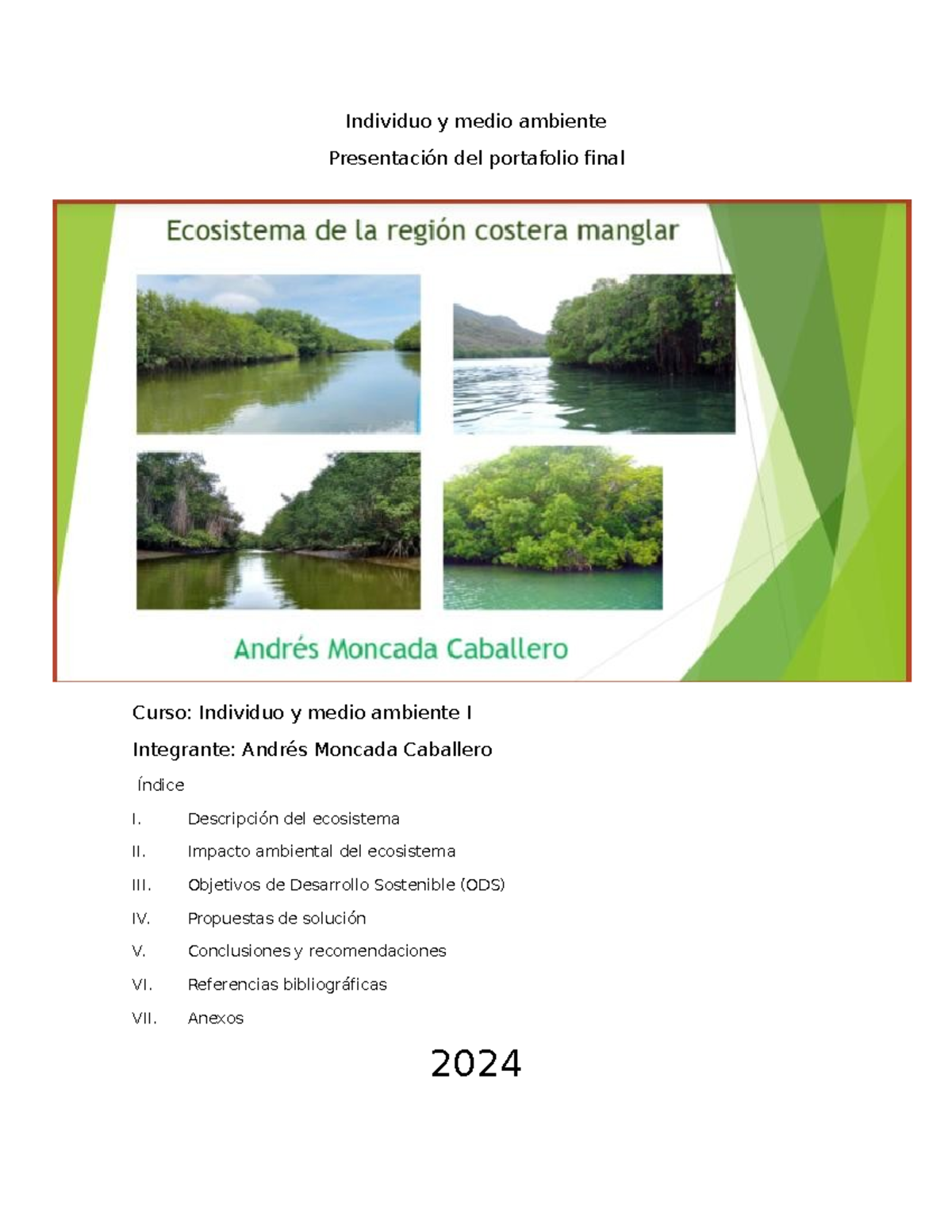 Portafolio final Andrés Moncada Caballero - Individuo y medio ambiente ...