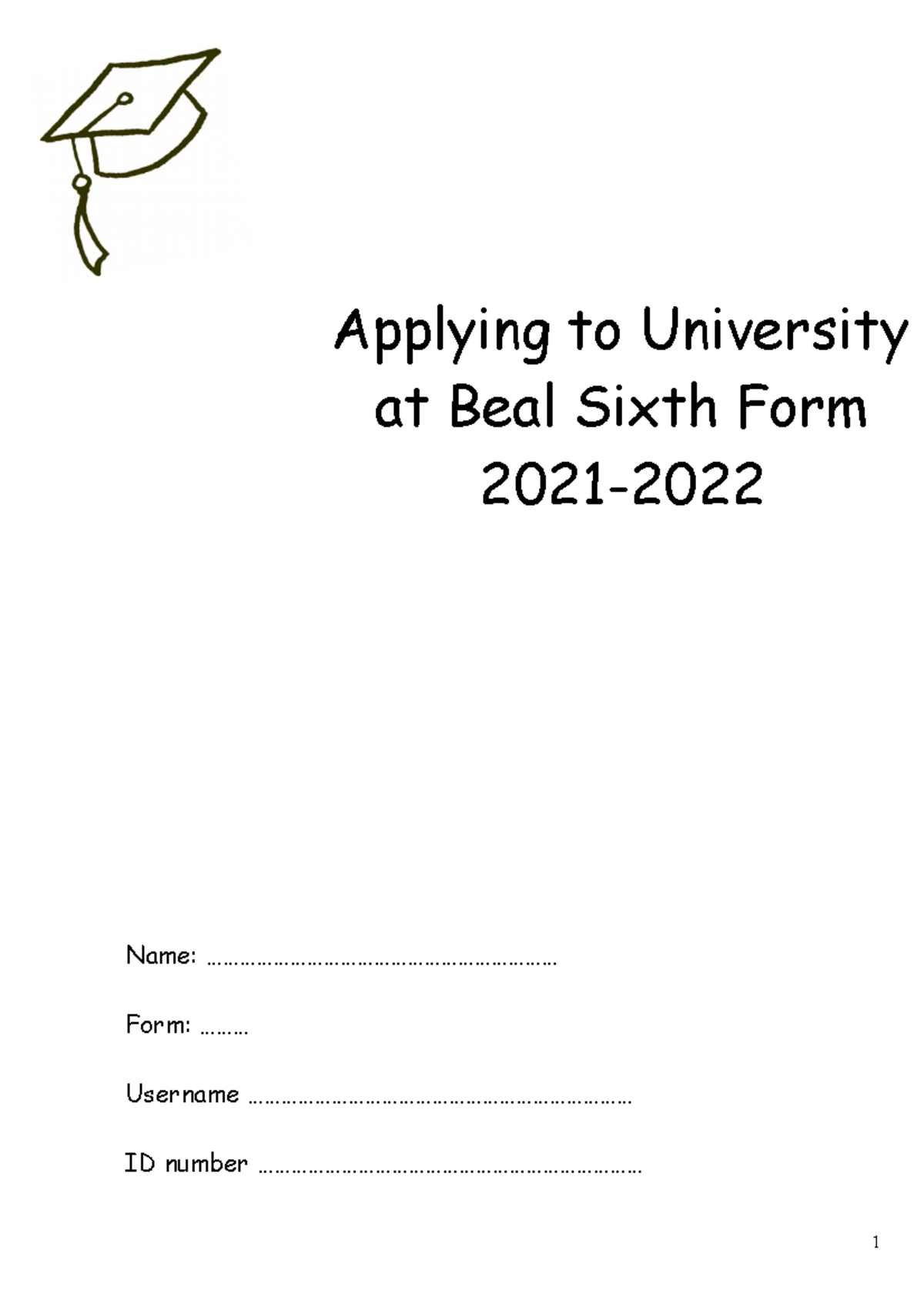 HOW TO Apply Booklet 2021-22 fsdfws erwfwef - Applying to University at ...