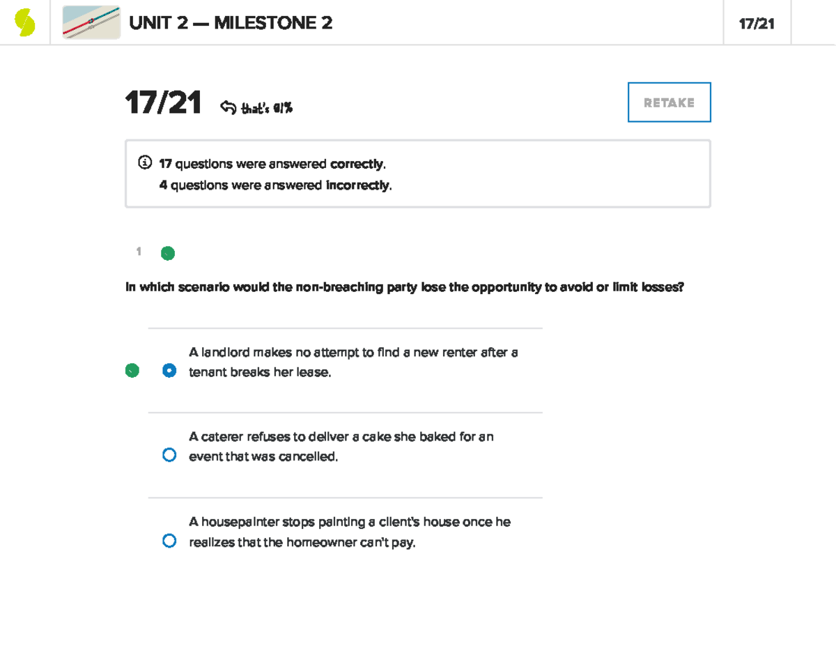 UNIT 2 Milestone 2 - ! " ! # $%&&'$()+ - Studocu