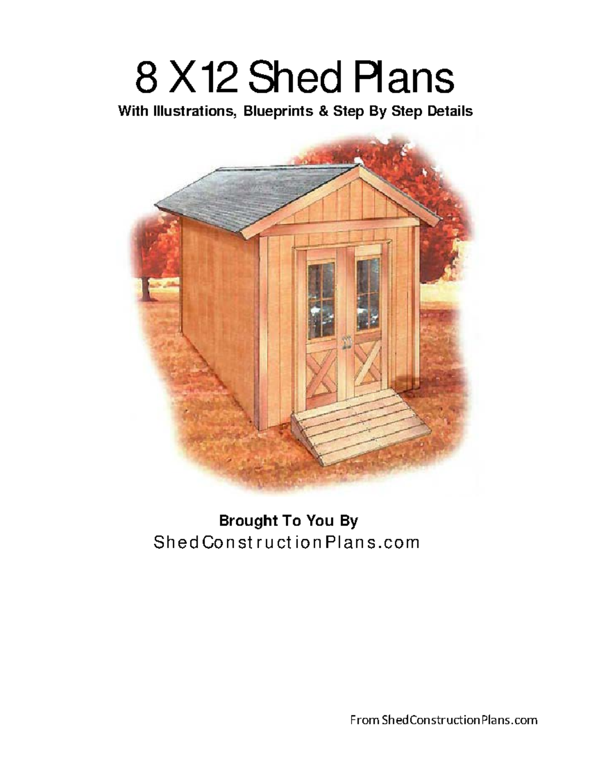 8x12 Shed Plans - Planos de construcción - 8 X 12 Shed Plans ...
