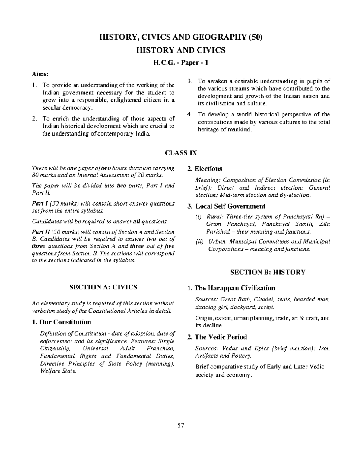 9. History and Civics - notes - HISTORY, CIVICS AND GEOGRAPHY (50 ...