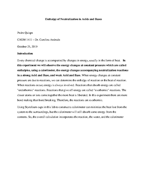 Experiment 10 Flame Tests 2022 2023 Experiment 10 Flame Tests Of