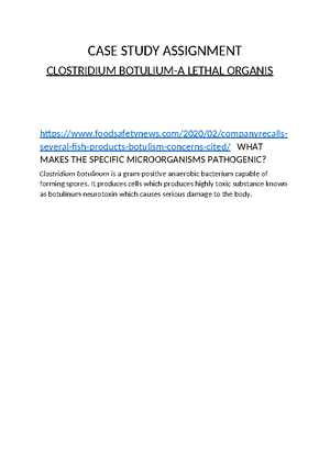 Case study assignment bam - Case study assignment (number sick in Swedish salmonella outbreaks ...