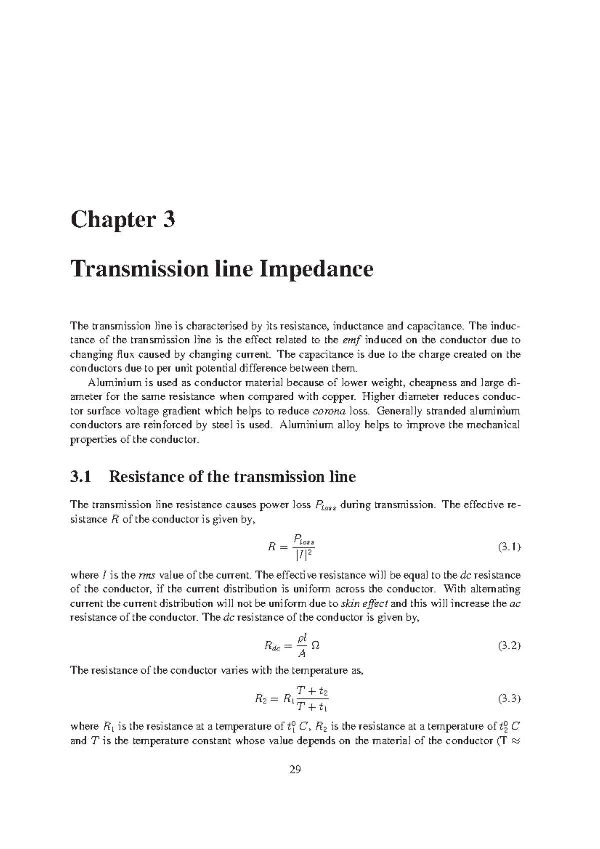 PCT Notes Lec3 Transmission Line Impedance - Chapter 3 Transmission ...