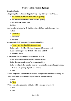 Sheet 3 - Tutorial questions - Cairo University Faculty of Economics ...