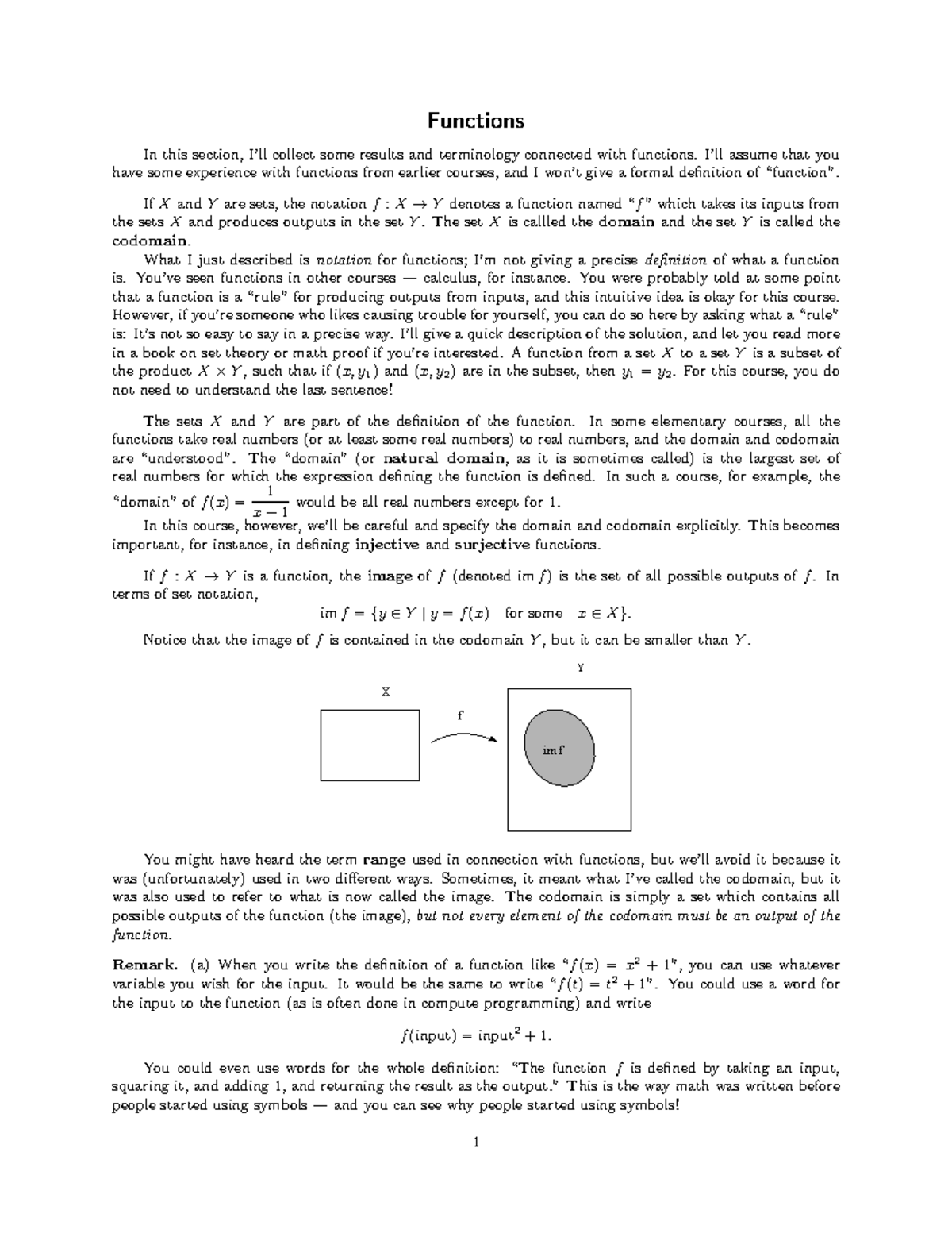 Injective And Surjective Functions