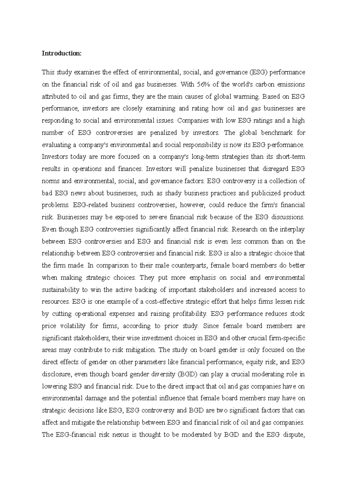 QM Article Review - this materials helps to - Introduction: This study ...