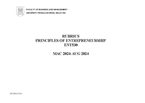 1. ENT530 Lesson PLAN FOR SEM March 2024- August 2024 Iceps (1 ...