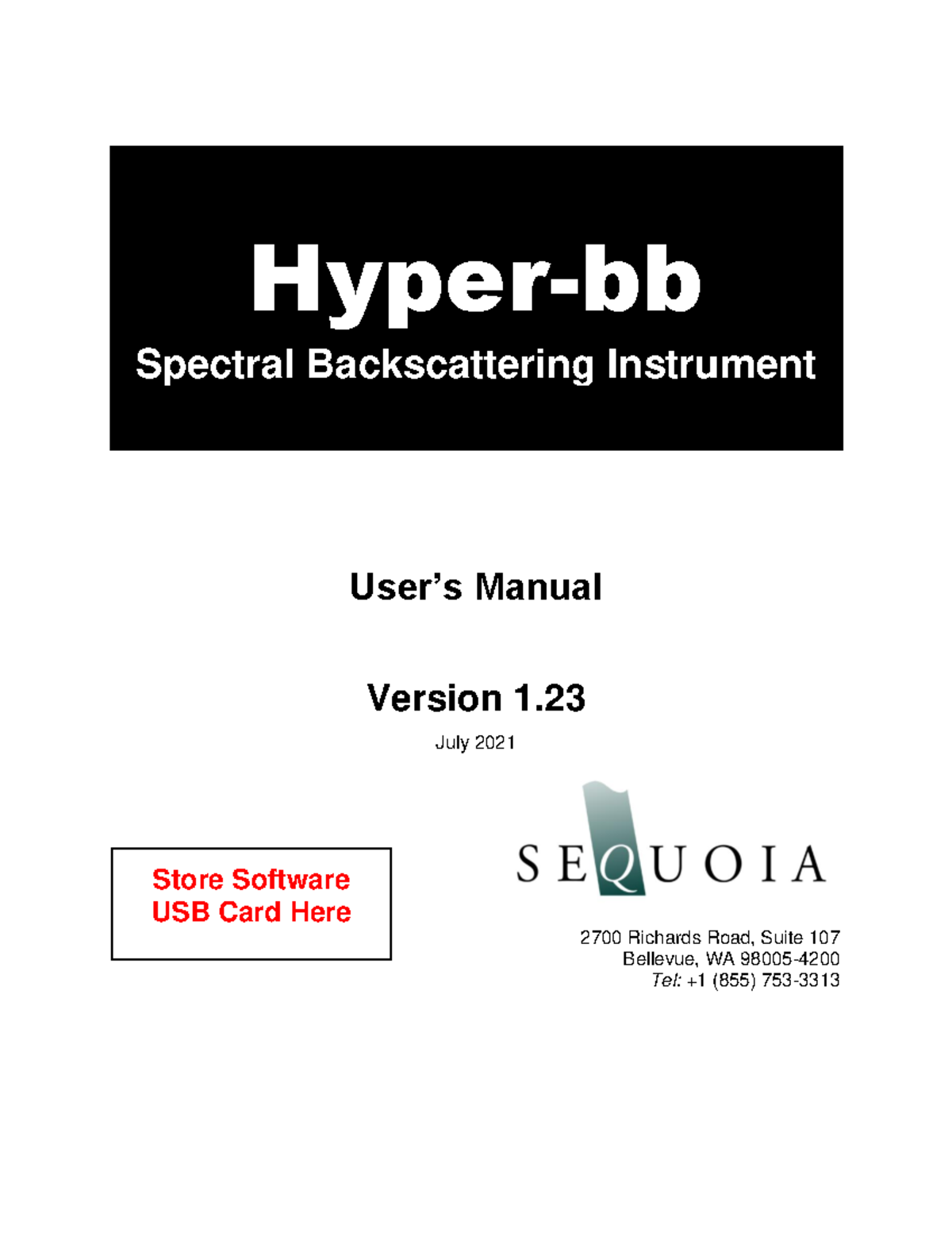 Hyper-bb Manual v1 23 - Computer - Hyper-bb Spectral Backscattering ...
