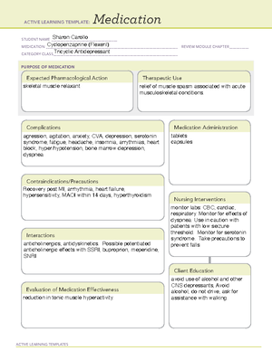 Sumatriptan succinate - ACTIVE LEARNING TEMPLATES Medication STUDENT ...