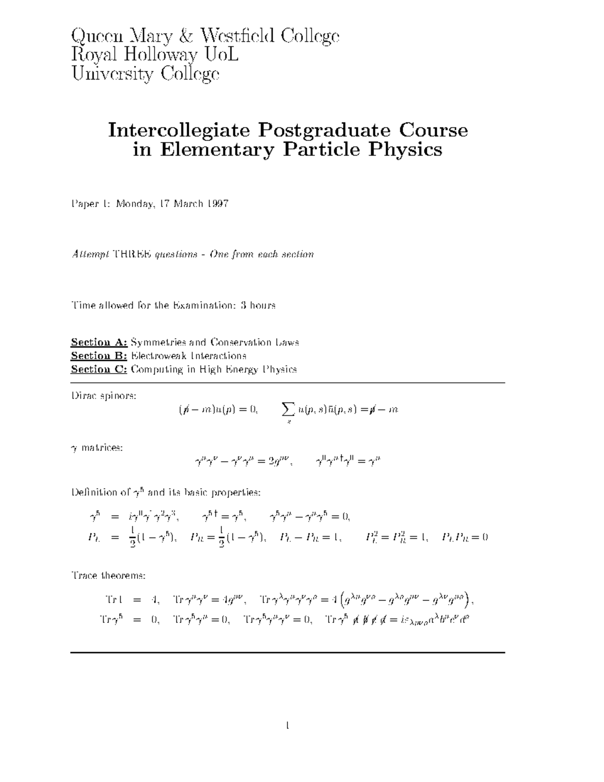 Pg 1997 1 - this is the pp - Queen Mary West eld College Royal Holloway ...