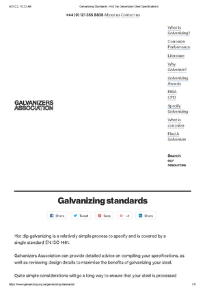 Astm A123 2017 Zinc Hot Dip Galvanized Coatings On Iron And Steel ...