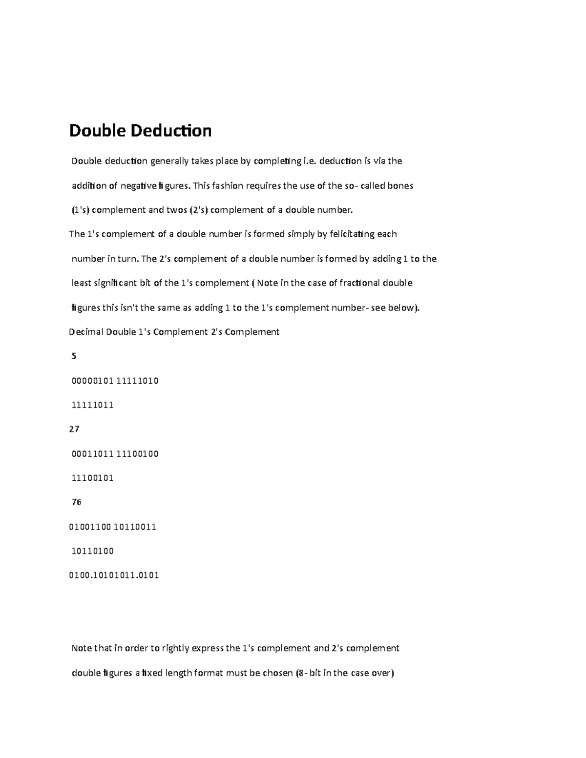 Double Deduction - Double Deduction Double deduction generally takes ...