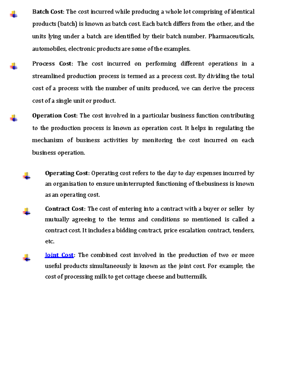 C OST a Ccounting-10 - Cost Accounting details - Batch Cost: The cost ...