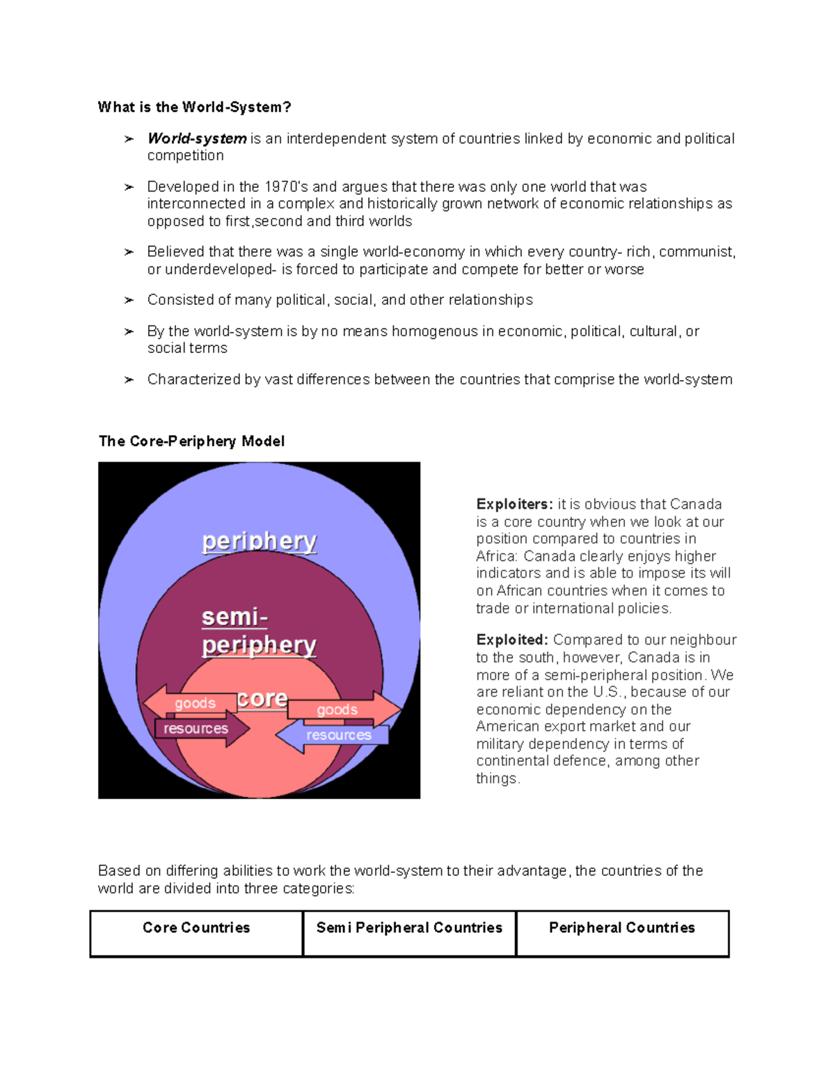 #2 The Changing Global Context - What is the World-System? World-system ...