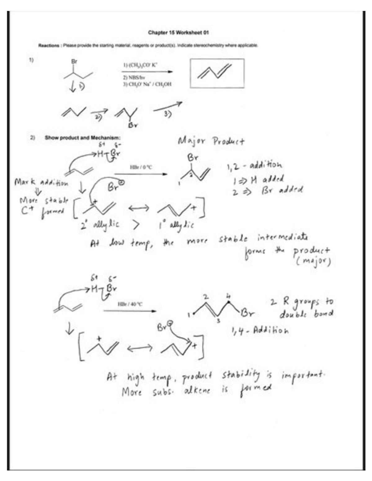 Chapter 15 - notes - CHEM 302 - Studocu