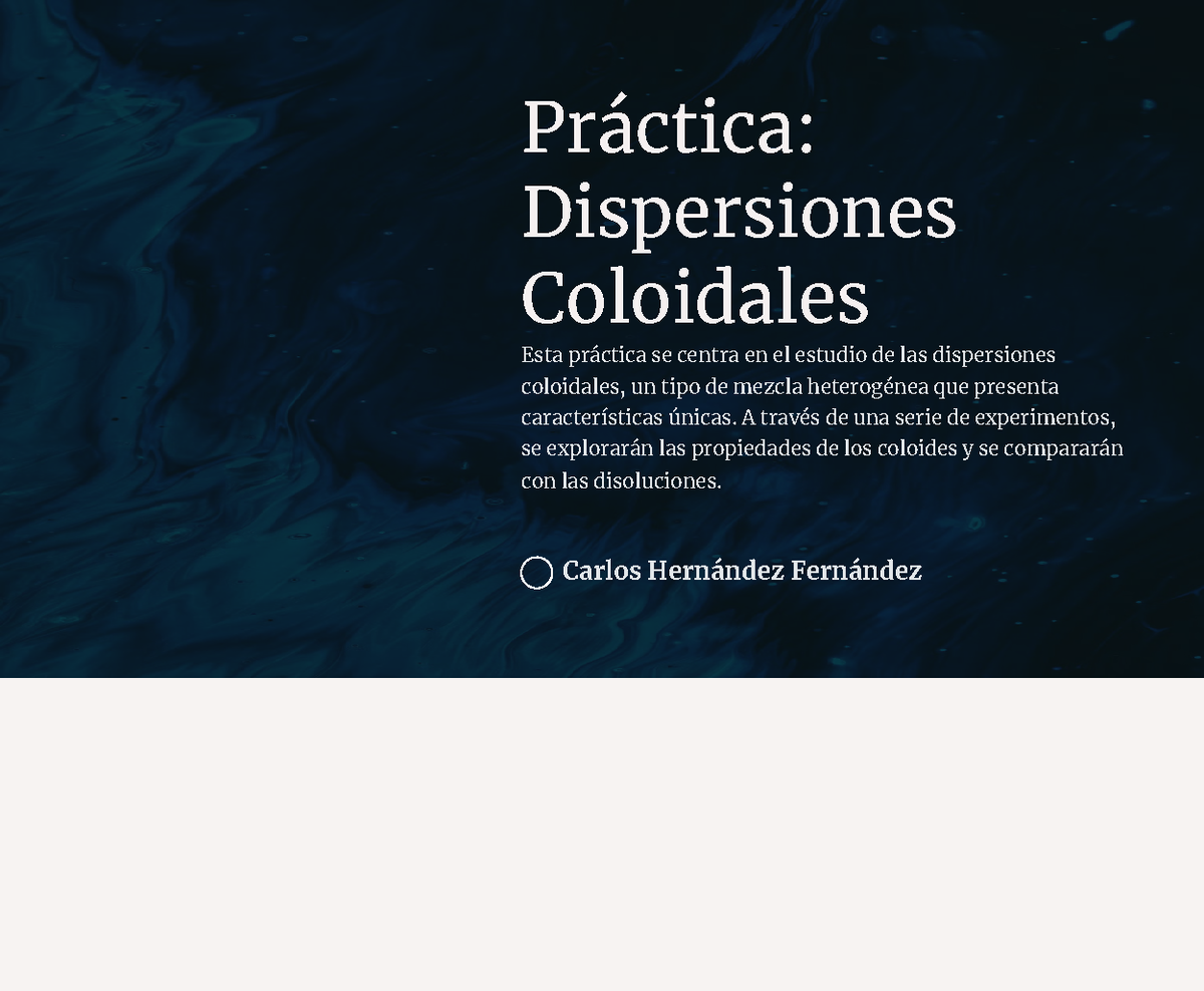 Practica-Dispersiones-Coloidales- Carlos Hernández - Práctica ...