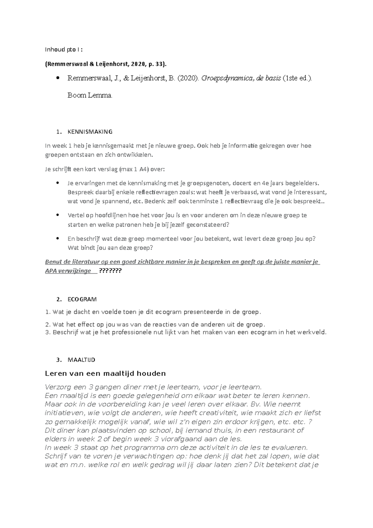 Inhoud pto verslag - format - Profess./Persoonl.ontwikk. I - HvA ...