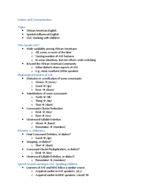 Week 7 notes - Week 7 Notes Assessment and Differential Design ...