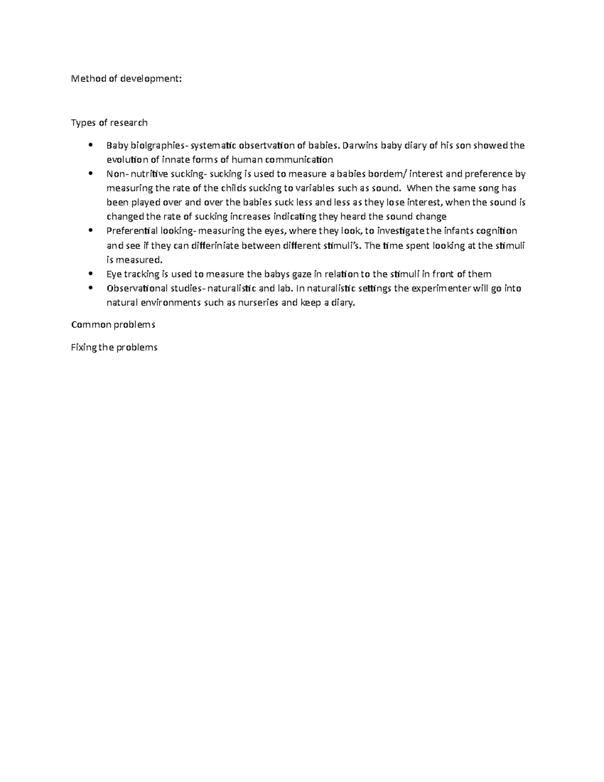 Method of development - Lecture notes 10 - Method of development: Types ...