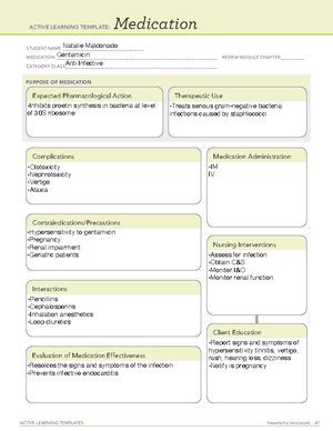 Atorvastatin Med Template - ACTIVE LEARNING TEMPLATES THERAPEUTIC ...