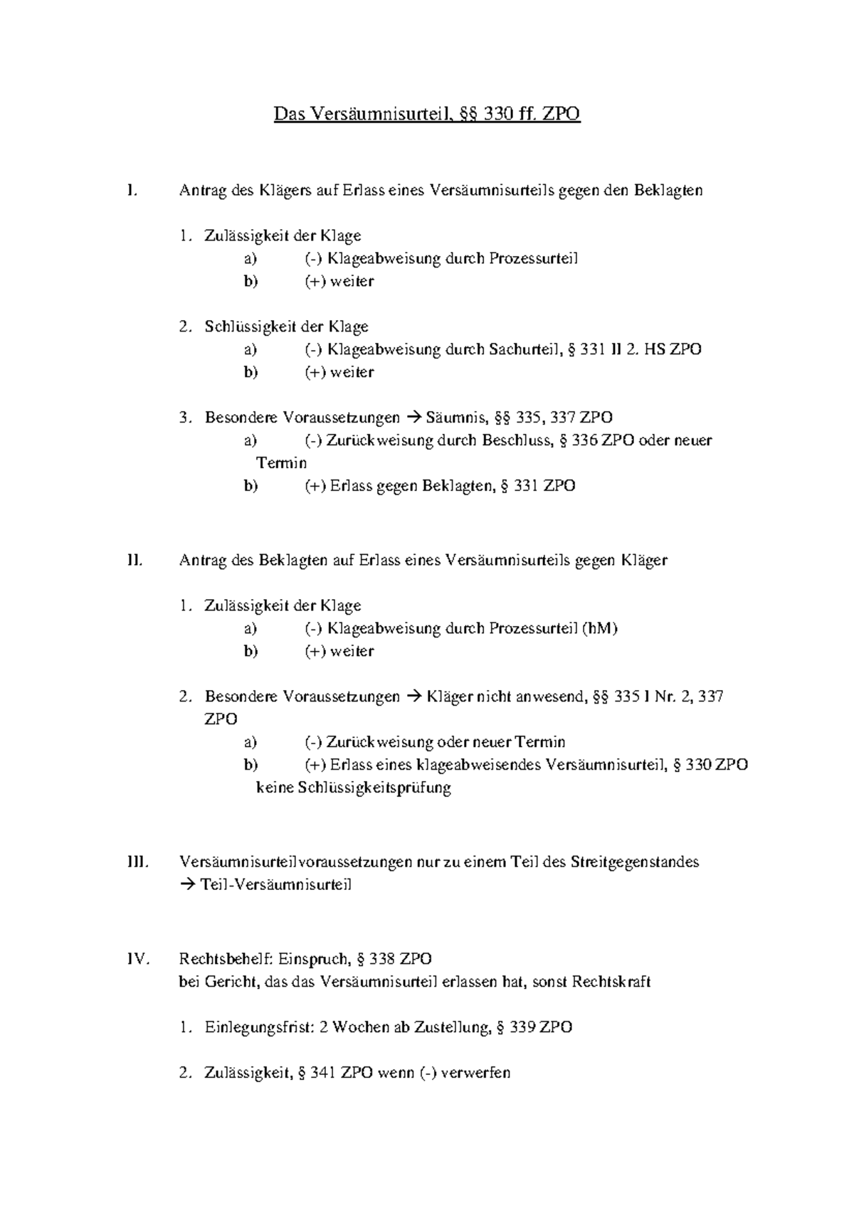 Antrag Versäumnisurteil Formulierung – FSNWG