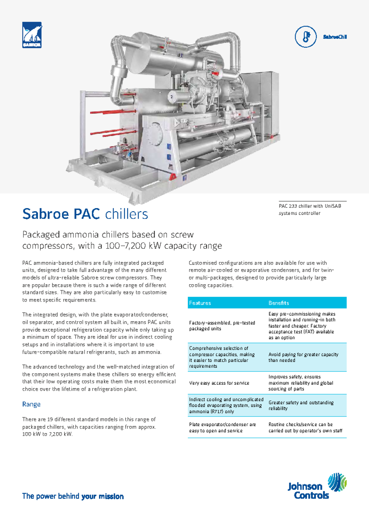 PAC-screws PUBL-5648 2023 EN - PAC ammonia-based chillers are fully ...