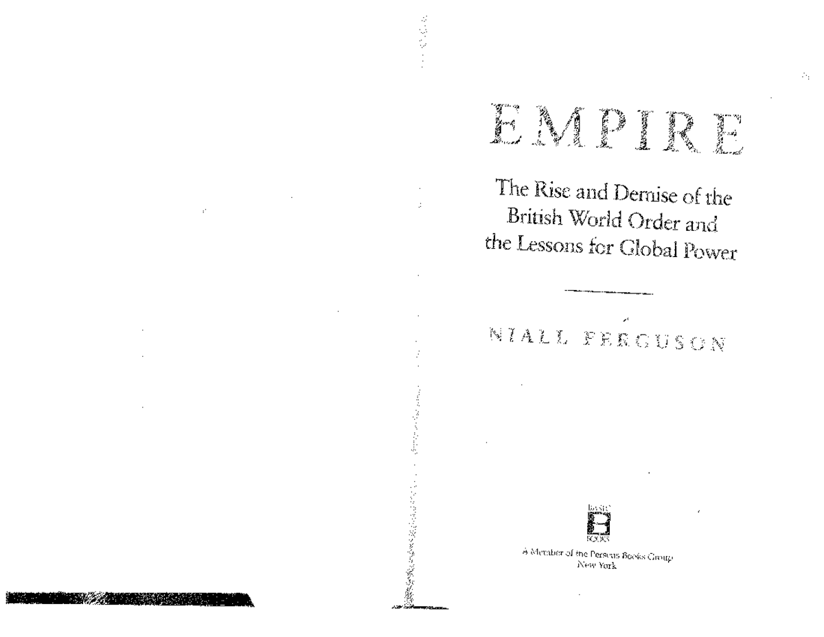 Empire Intro Chapt - nbnm - AMST 590 - Studocu