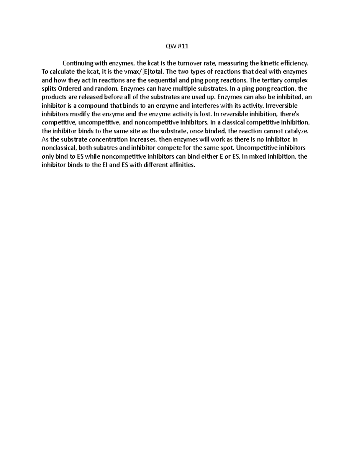 QW11 - A summary and calculation about the turner rates that are ...