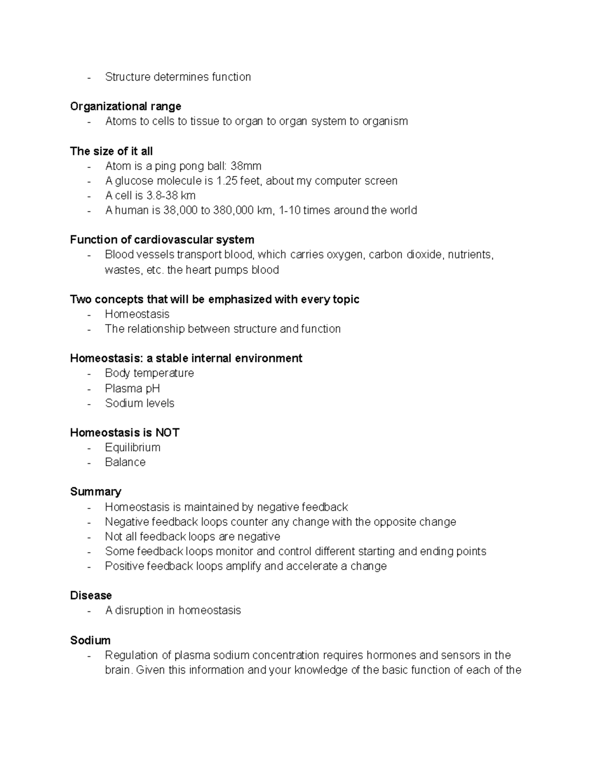 Chapter 1 introduction to the human body - Structure determines ...