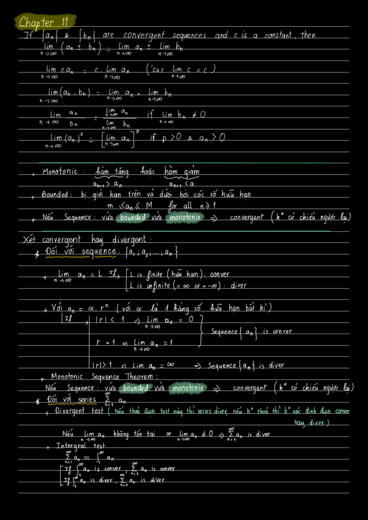 Note for calculus 2 - Studocu