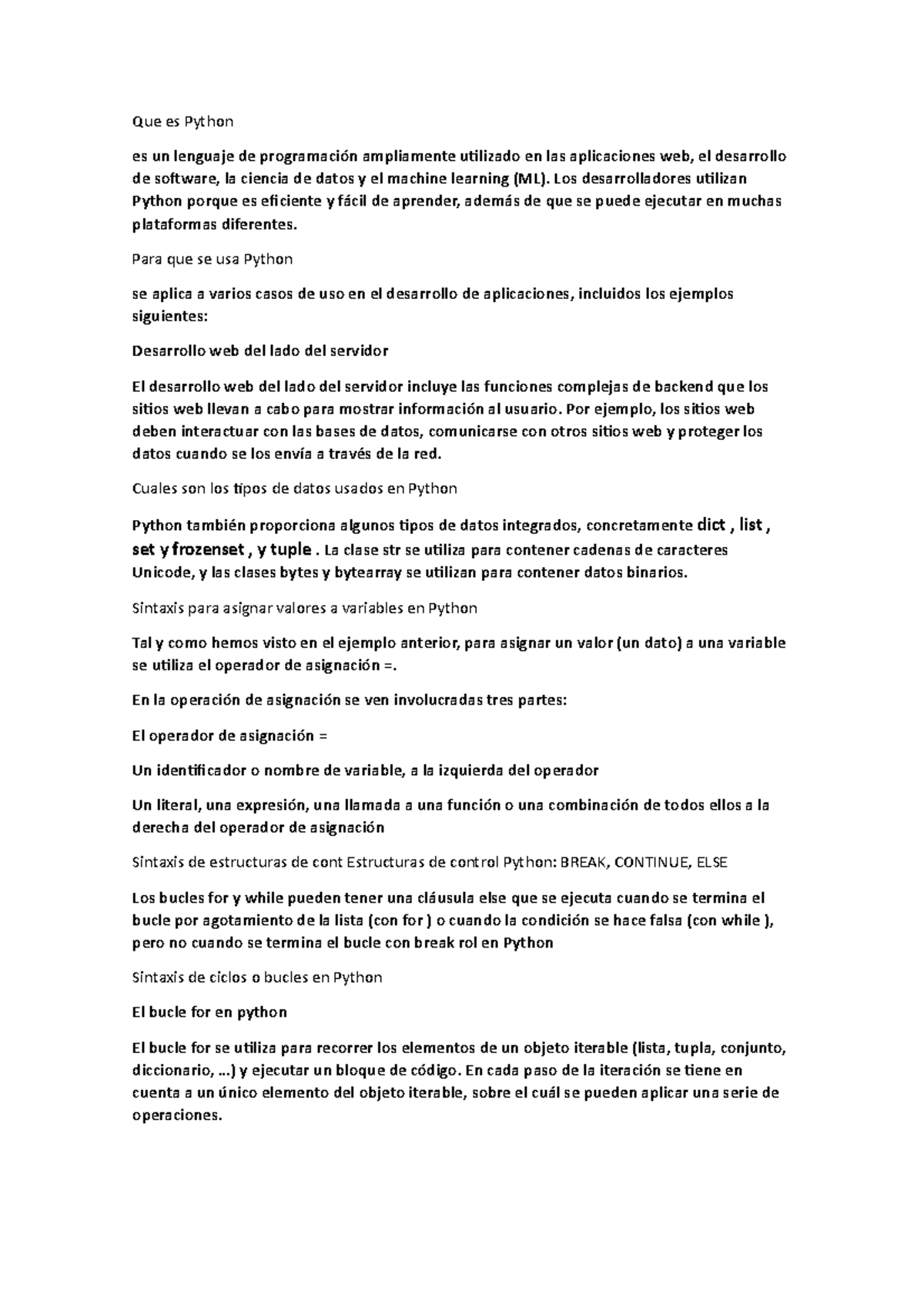 Que es Python - que es - Que es Python es un lenguaje de programación ...