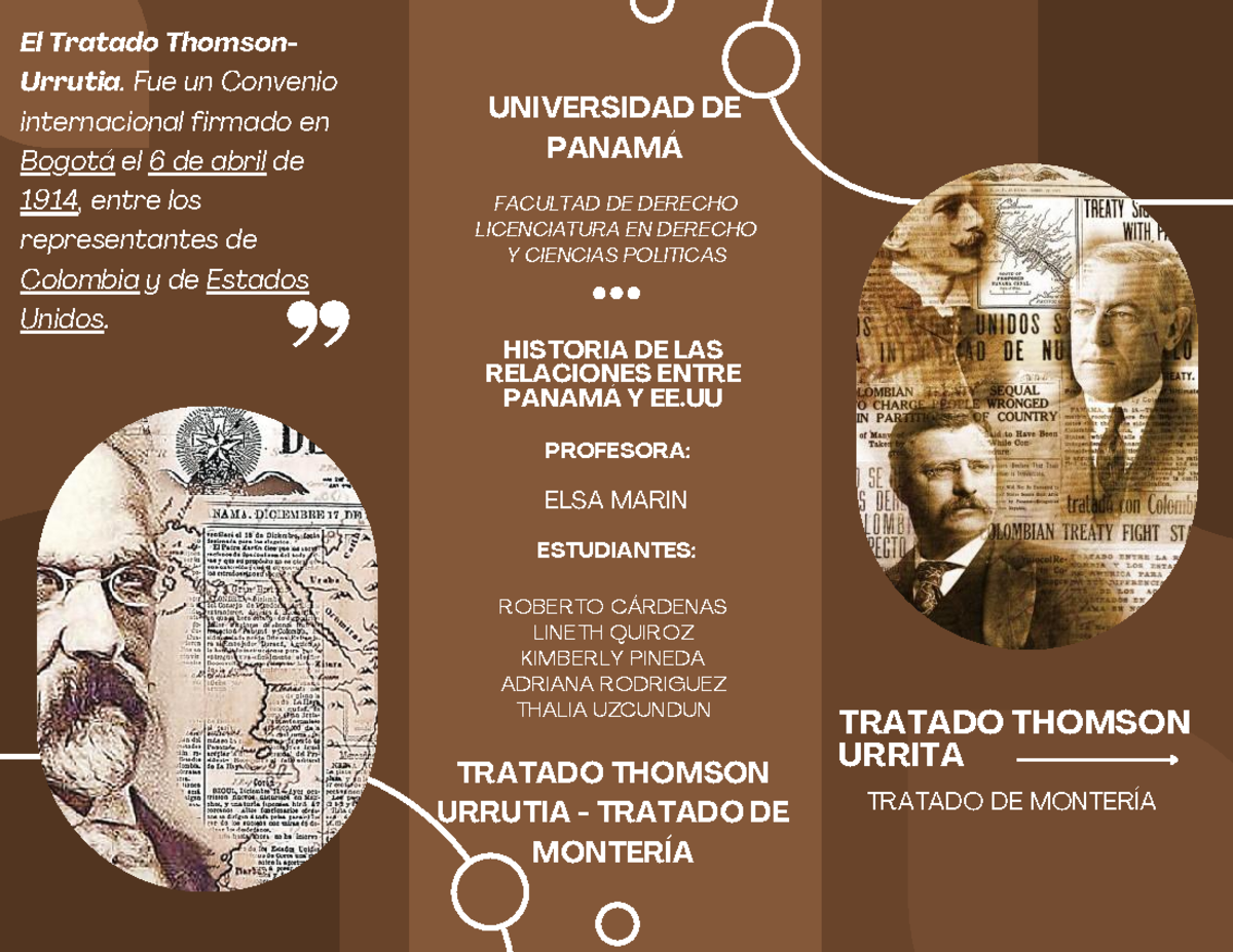 Tratado Thomson Urrutia - Tratado DE Montería - TRATADO THOMSON URRITA ...