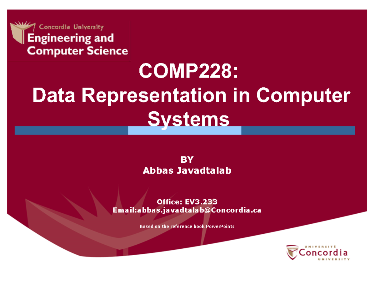 Week5 6 sequential Circuitpdf - COMP228: Data Representation in ...