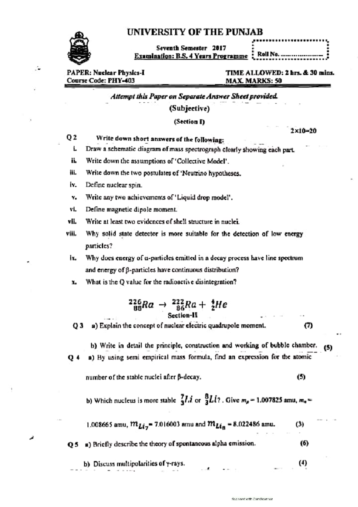 Summan Fatima (021594) Nuclear physics 7th smestee - Electronic Devices ...