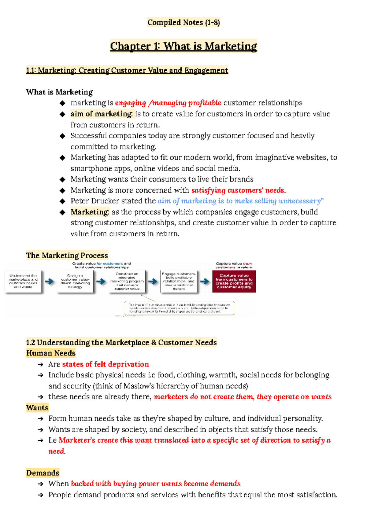 Compiled Notes for Midterm - Compiled Notes (1-8) Chapter 1: What is ...