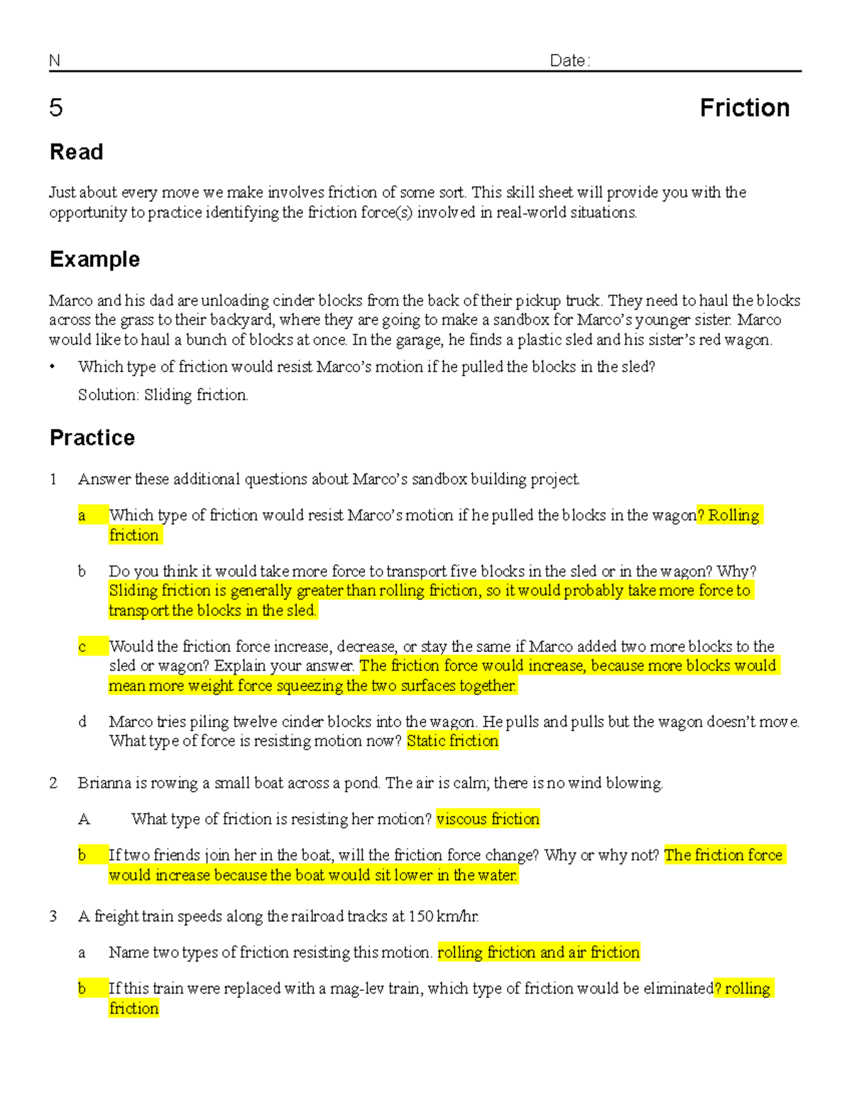 5 2 friction forces - Studocu