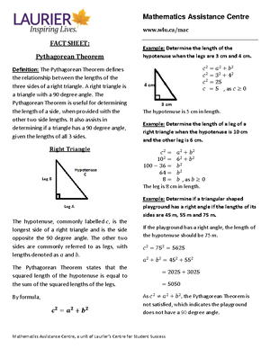 Formula Sheet - Trigonometry Identities sin 2 + cos 2 = 1 sec 2 tan 2 ...