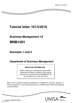 Tutorial Letter - tut - ILW1501/101/3/ Tutorial Letter 101/3 ...