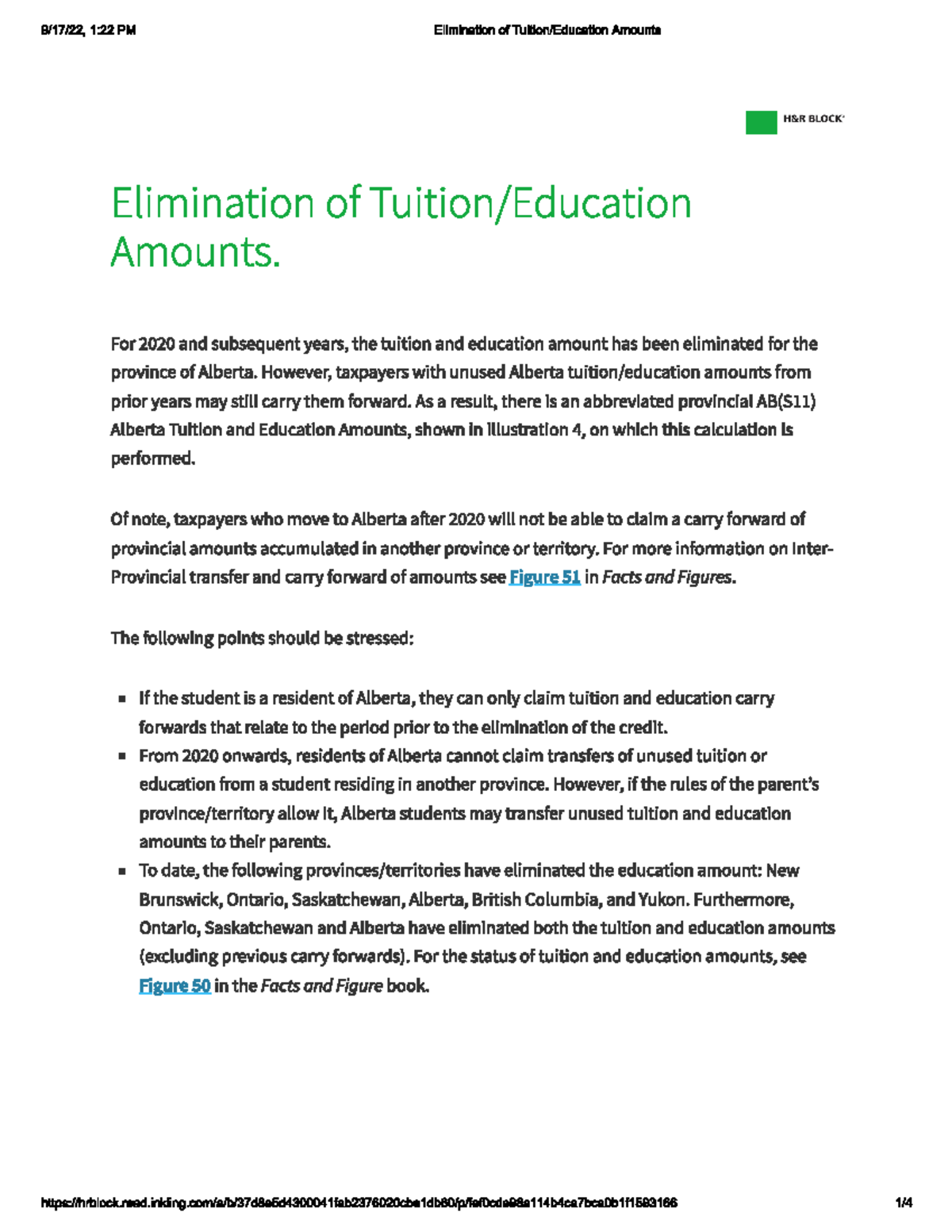 5- Elimination of Tuition - 1:22 PM Elimination of Amounts BLOCK ...