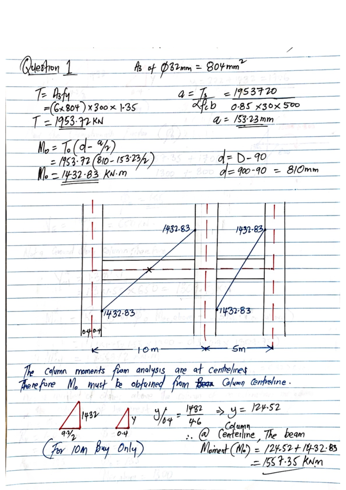 RC Seismic Column Design 1 Solution - Structural Design 2 - Studocu