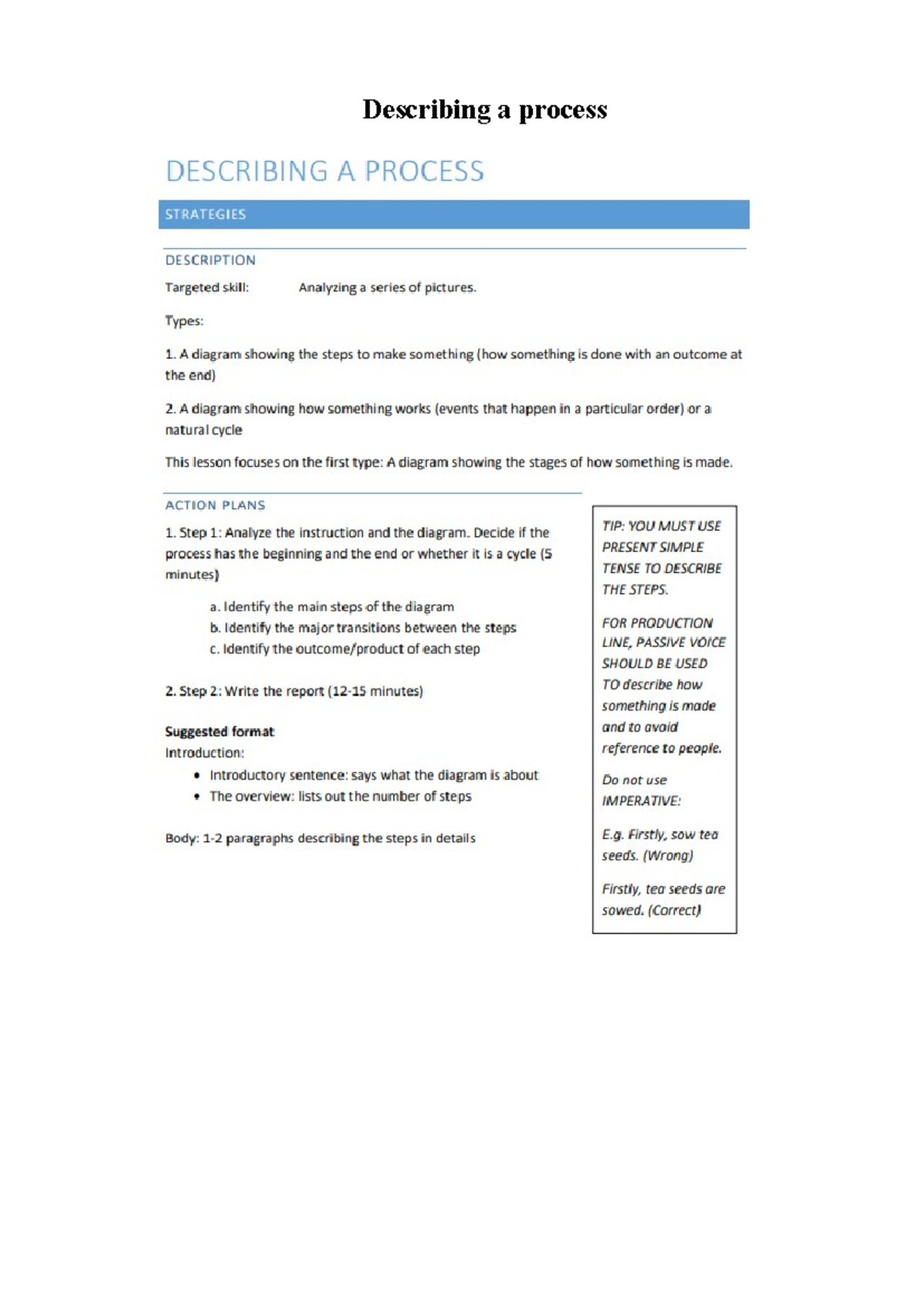 Ielts task 1 Describing a process - Describing a process Are produced ...