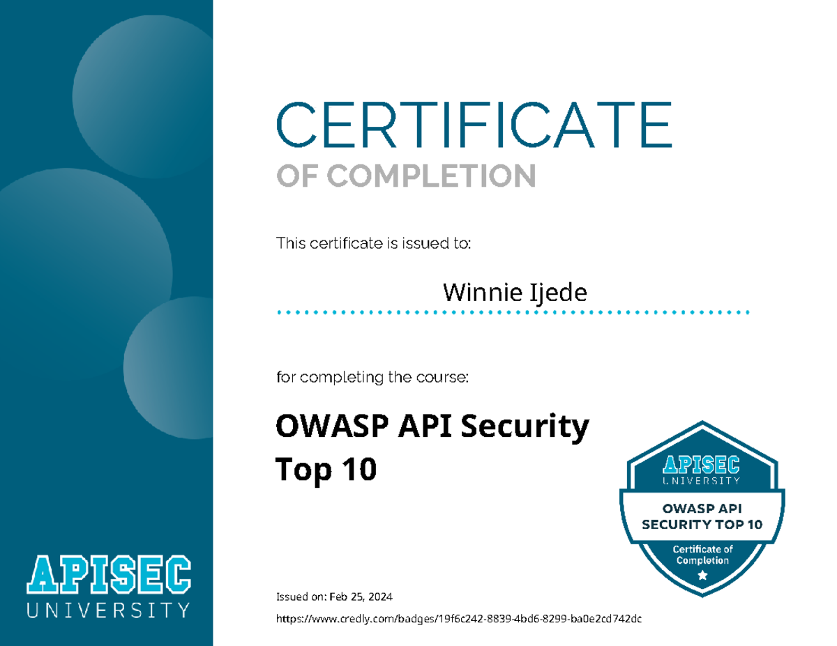 Owasp API Sec Top 10 - Library and information science - OWASP API ...