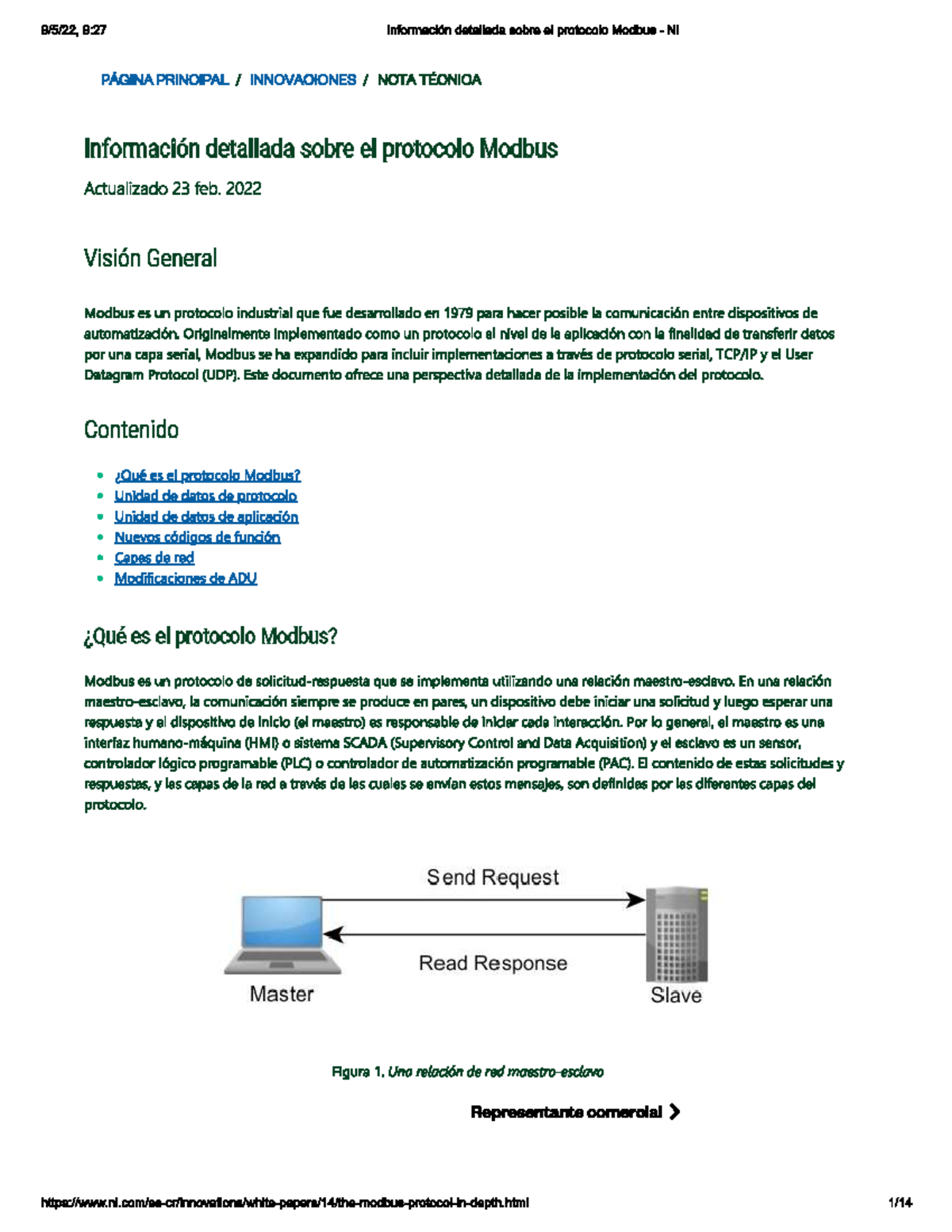 Clase 4-Información detallada sobre el protocolo Modbus - Comunicación ...