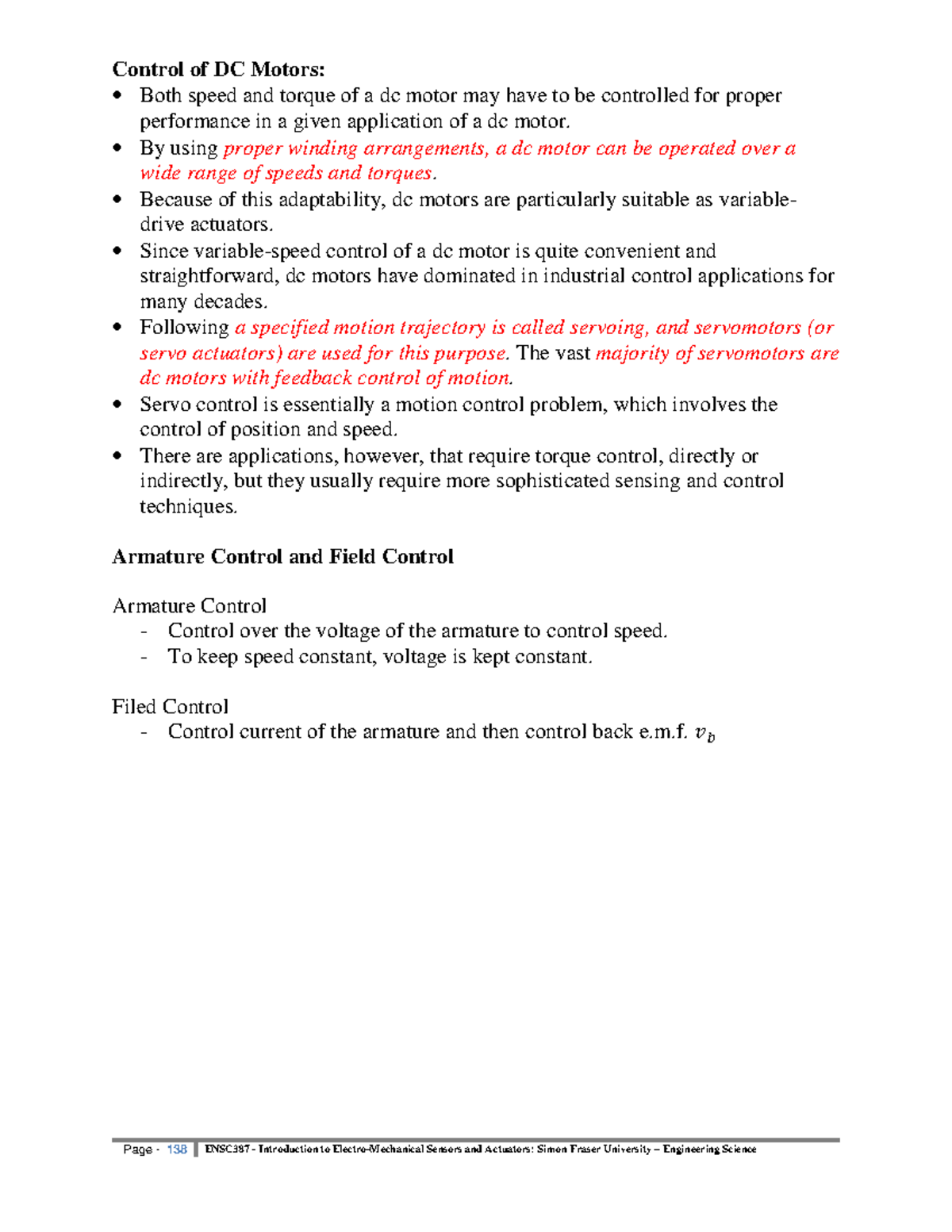 387 Pg138-145 - Control system of dc motor - Control of DC Motors: Both ...