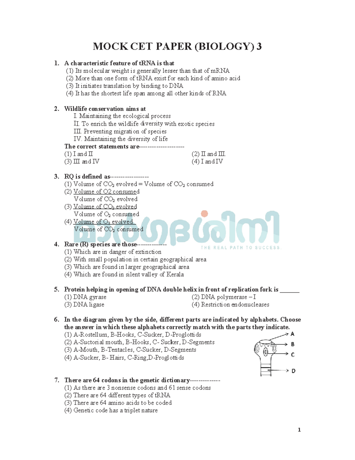Bio M3 Q&A - Jdjdhdhdbxbxb - A cha (1) I (2) M (3) I (4) I Wild I. II ...